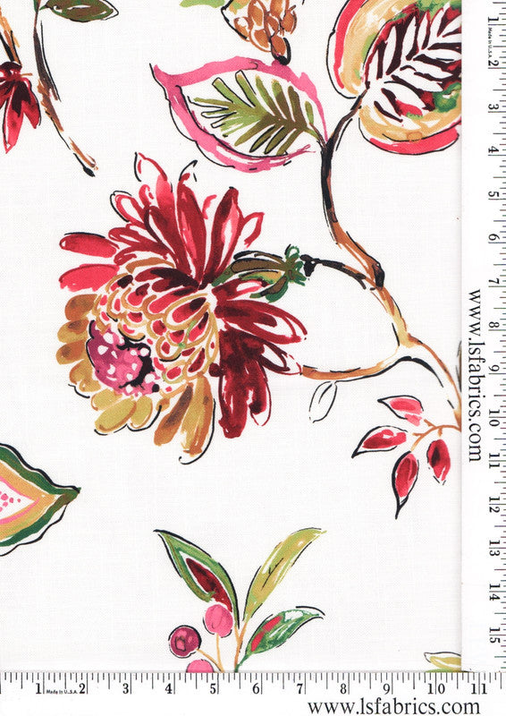 Fabric, Floral, Prints | Drapery, Upholstery | Lewis and Sheron - Lewis ...